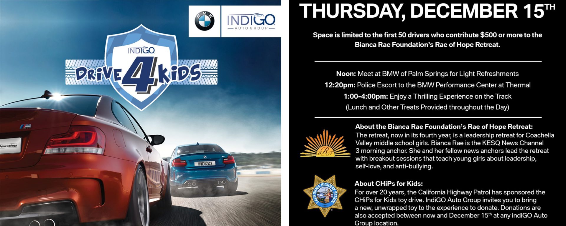 indiGO Auto Group Gives Back with Drive4Kids - Momentum Marketing